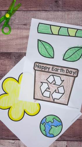Earth Day Craft | Spring Flower Craft | Recycle Craft | Preschool ...