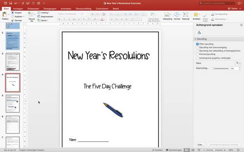New Years Resolutions Exercises by The ESL Educator | TpT