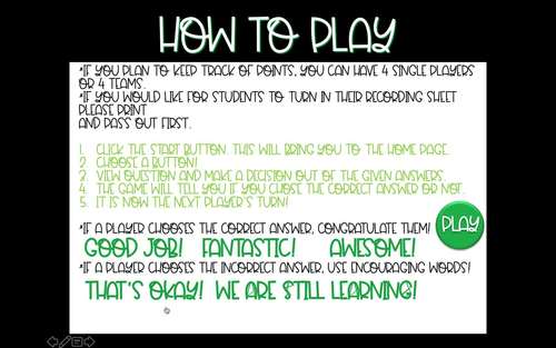 Distance Learning - Greater Than/Less Than Interactive Powerpoint Game ...