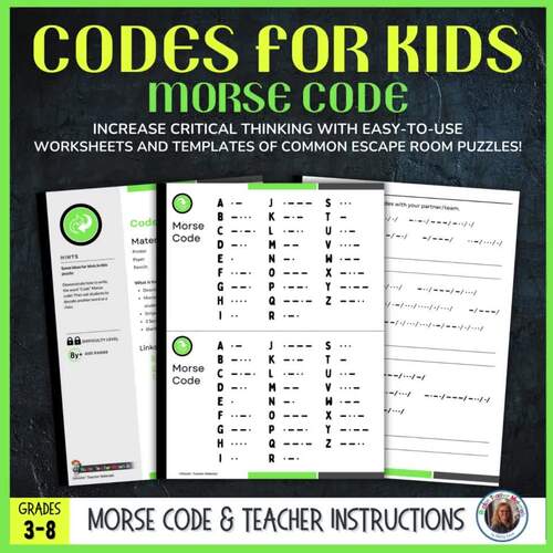 DIY Escape Room Codes for Kids: Pigpen, Caesar, Morse, & Substitution ...