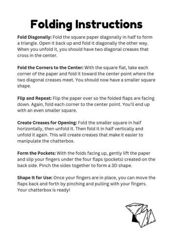Valentine’s Day Kindness Cootie Catcher | Fortune Teller | No Prep