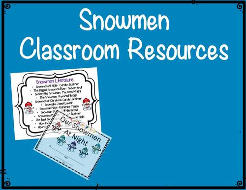 Snowmen Unit: Activities & Center by The Teaching Scene by Maureen