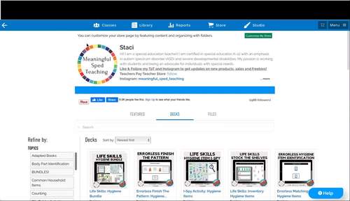 Personal Hygiene Life Skills Boom Cards™ Bundle by Meaningful Sped Teaching