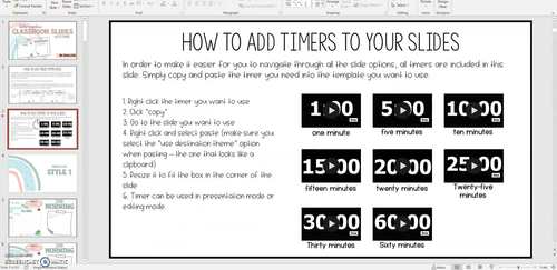 Boho Rainbow daily slides with timers in Spanish - Welcome Slides