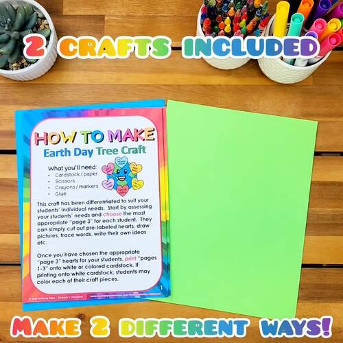 Earth Day Crafts & Writing Activities - Recycling & Environment Art ...