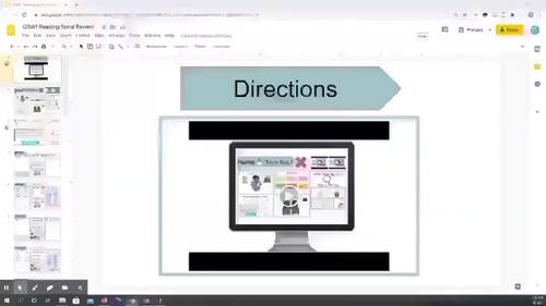 First Grade Digital Reading Choice Board Q3 Week 8 | TPT