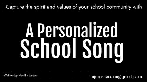 School Song Lyrics by Music Room Mentor | TPT