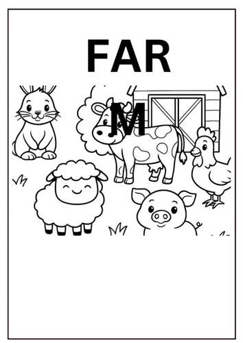 Farm Literacy Pack | Farm Animals Worksheets for Preschool and Kindergarten
