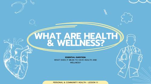 Introduction to Personal Health & Wellness - Narrated Health Lesson Video