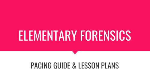 Elementary Forensics Lesson Plans w/NGSS Standards - CSI Science ...