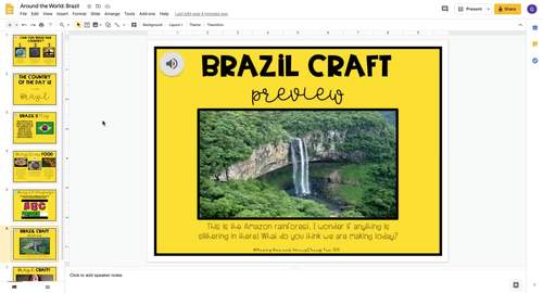 Country Study: Brazil by Messy Bun and Everything Fun | TpT