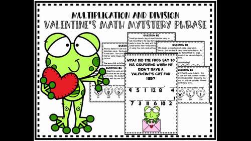 Multiplication and Division Word Problems: Valentine's Theme | TpT