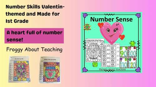 Valentine Counting to 120 by 10's and 1's by Froggy About Teaching ...