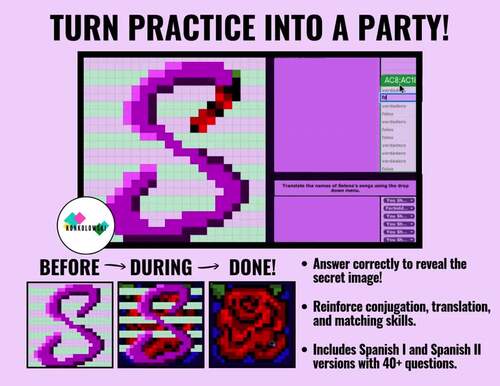 Digital Mystery Picture | Hispanic Heritage Month | Self-Grading | No Prep