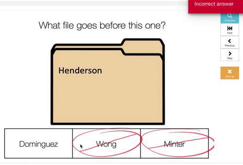 Filing Alphabetical - Vocational Boom Cards (level 2) | TPT