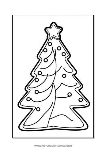 Christmas Gingerbread Tree Coloring Page Vol 2: 100 Festive Designs to ...
