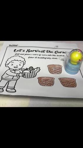 Let’s Harvest the Corn! | Cut and Paste Fall Counting| november by ...