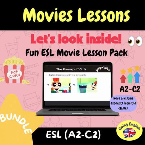 Fun ESL Movie Lessons Pack – Cartoon-Based Classes for Learners at ...
