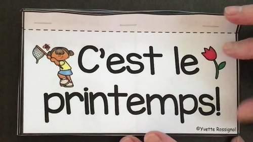 Lecture pour LE PRINTEMPS | French Spring Reading | TPT