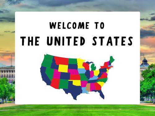 Editable All About United States PowerPoint Presentation, 3rd-6th Grade