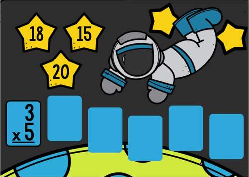 Multiplication Boom Cards | x5 and x10 Facts by Creations by Kim Parker