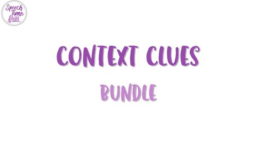 Context Clues BUNDLE by Speech Time Fun | TPT
