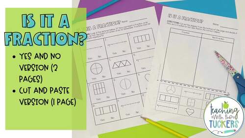 Unit Fractions Worksheets & Anchor Charts | Third Grade Fractions Unit