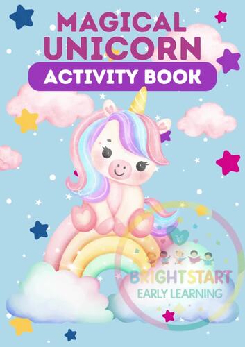 Unicorn Theme Activity Book by BRIGHTSTART Early Learning | TPT