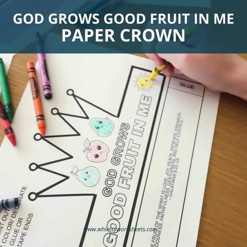 Fruit of the Spirit Crowns for Kids | Bible Craft and Christian ...