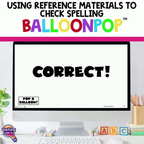 2nd Grade Reference Materials in Spelling Digital Grammar Review Games