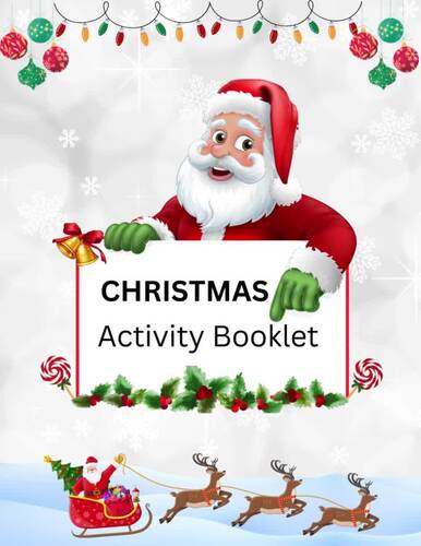 Printable Christmas Activities For Early Learners, Kids Christmas ...