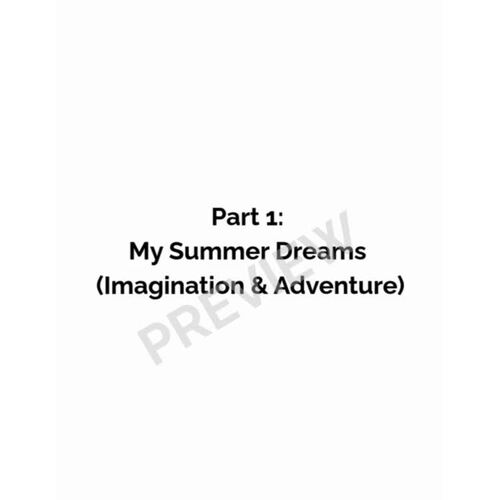 Summer Writing Prompts Journal | Creative, Reflective & Fun Activities ...