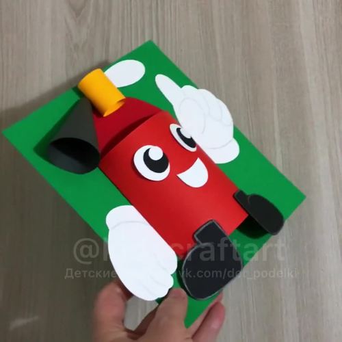 Fire Extinguisher Craft Safety Week Kids Printables Craftivity Bulletin ...