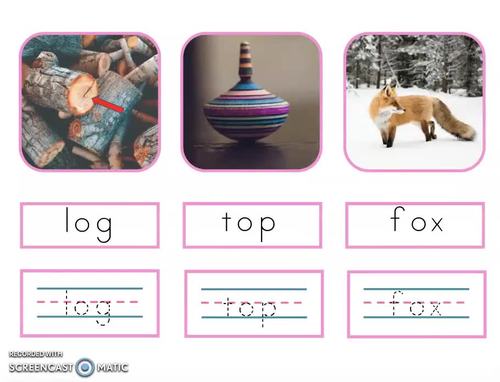Short o CVC Words Worksheets by Joy of Montessori | TPT