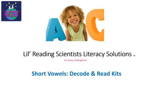 Short E (CVC) - Decodable Stories, Sentences, and Word Cards (OG)