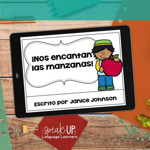 Las manzanas el otoño Spanish Apples Reader for Fall Print & Digital ...