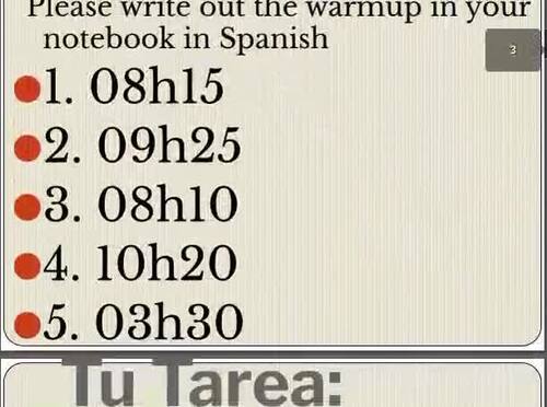 La Hora - Spanish Telling Time 5+ Day Unit w/Speaking, Flashcards ...