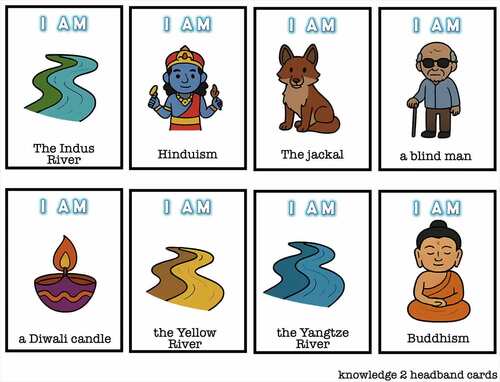 "I Am..." Knowledge Headbands Game | CKLA Aligned Units 1-12 Amplify ...