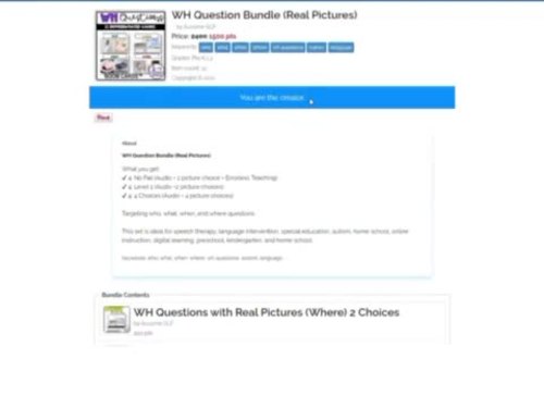 WH Questions for Speech Therapy Boom Cards with Real Pictures by Ausome ...