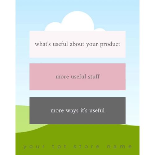 Instagram XL Post Templates for TPT Sellers for Canva Engagement Clean ...