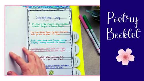 Spring Poetry Writing | Mother's Day Poetry | Poetry Booklet 4th, 5th ...