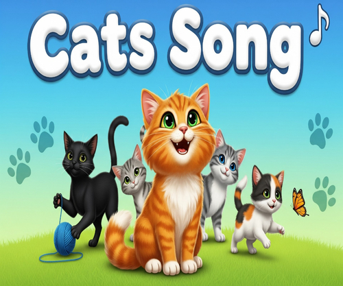 Cats Song and Lyrics Video for Elementary Science by Teach and Create Today