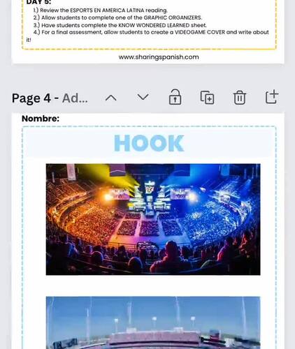 ESPORTS SPANISH UNIT PLAN (for ANY Spanish level) by Sharing Spanish School