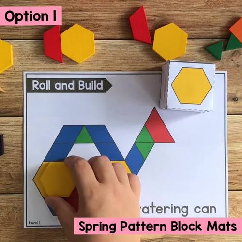 Holidays Pattern Block Mats Bundle by My Little Teaching World | TPT