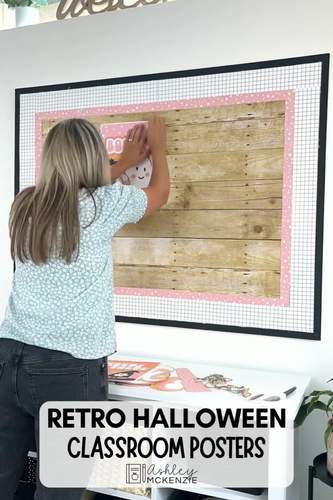Retro Halloween Classroom Decor Bundle by Ashley McKenzie | TPT