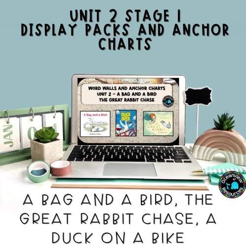 Unit 2- Stage 1: DISPLAY PACK Bag and a bird, Duck on a bike, Great ...