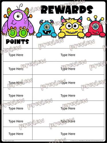 Class Dojo Companion - Editable Reward List by Anh Huynh | TPT