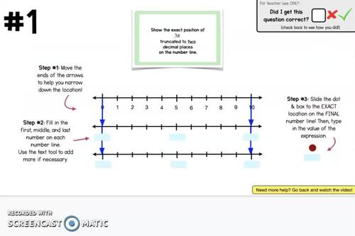 Estimating Expressions with Irrational Numbers Digital Activity | TpT