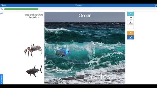 Animal Habitats Digital Activities on Boom Cards and Google Slides