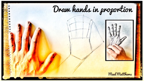 Distance Learning. Video Art Lesson. How to Draw a Hand by Start Art ...